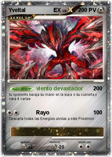 Ex Tarjeta Yveltal