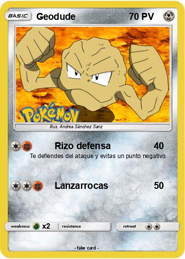 Tarjeta De Geodude