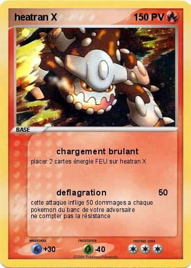 Carte pokemon heatran x