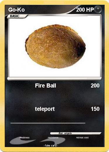 Pokémon Go Ko - Fire Ball - My Pokemon Card