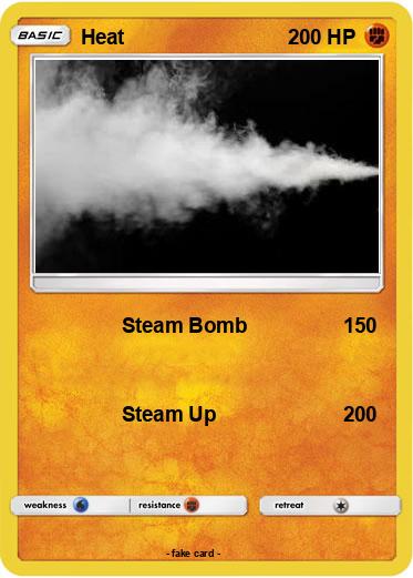 Pokémon Heat 202 202 - Steam Bomb - My Pokemon Card