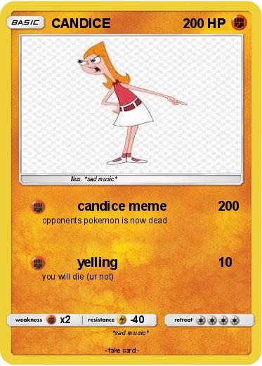 Pokémon CANDICE 70 70 - candice meme - My Pokemon Card
