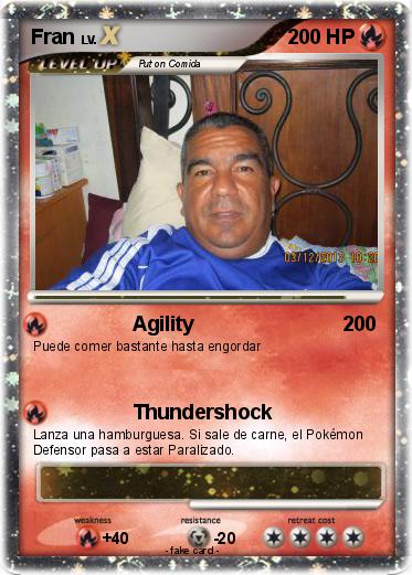 Pokémon Fran 21 21 - Agility - My Pokemon Card