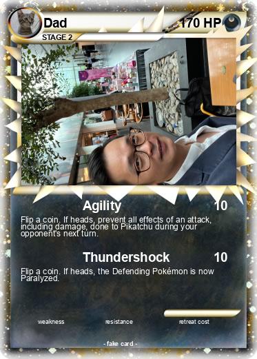 Pokémon Dad 922 922 - Agility - My Pokemon Card