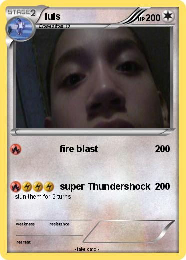 Pokémon luis 173 173 - fire blast - My Pokemon Card