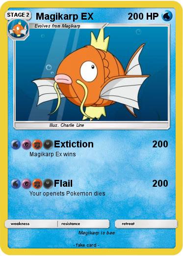 Pokémon Magikarp EX 114 114 - Extiction - My Pokemon Card