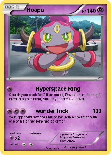 Pokémon Hoopa 554 554 - Hyperspace Ring - My Pokemon Card