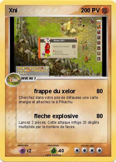 Pokémon Xni - frappe du xelor - Ma carte Pokémon