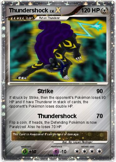 Pokémon Thundershock 115 115 - Strike - My Pokemon Card