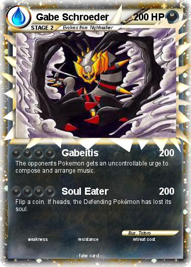 Pokémon Gabe Schroeder - Gabeitis - My Pokemon Card