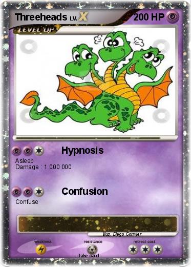 Pokémon Threeheads - Hypnosis - My Pokemon Card