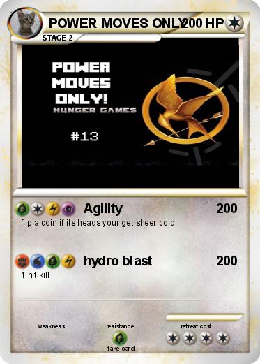 Pokémon POWER MOVES ONLY - Agility - My Pokemon Card