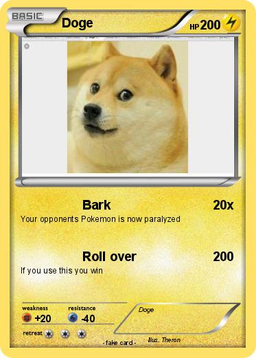 Pokémon Doge 1944 1944 - Bark - My Pokemon Card