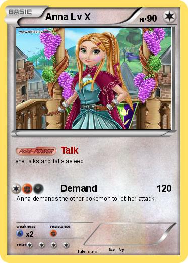 Pokémon Anna Lv X - Talk - My Pokemon Card