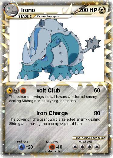Pokémon Irono 2 2 - volt Club - My Pokemon Card