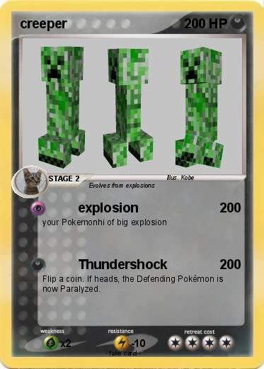 Pokémon creeper 3434 3434 - explosion - My Pokemon Card