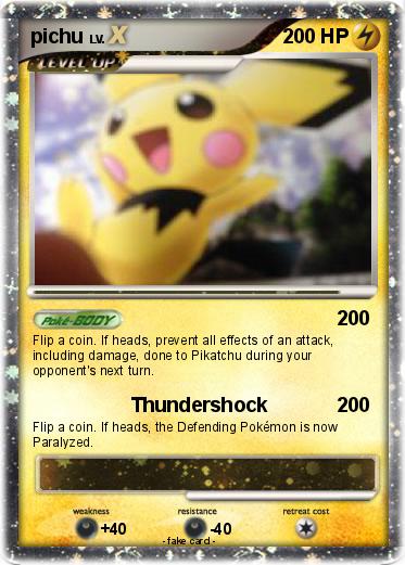 Pokémon pichu 2102 2102 - Thundershock - My Pokemon Card