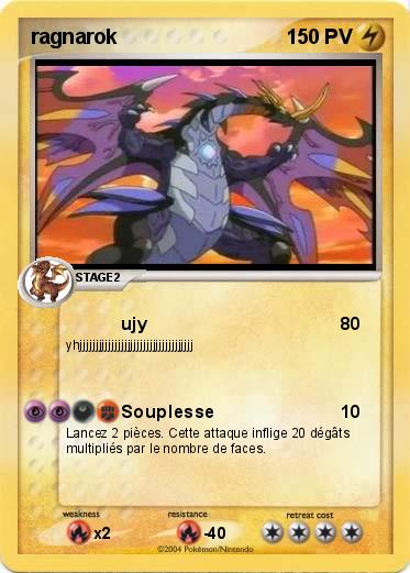 Pokémon ragnarok 1 1 - ujy - Ma carte Pokémon