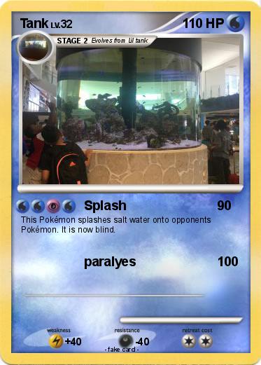 Pokémon Tank 827 827 - Splash - My Pokemon Card
