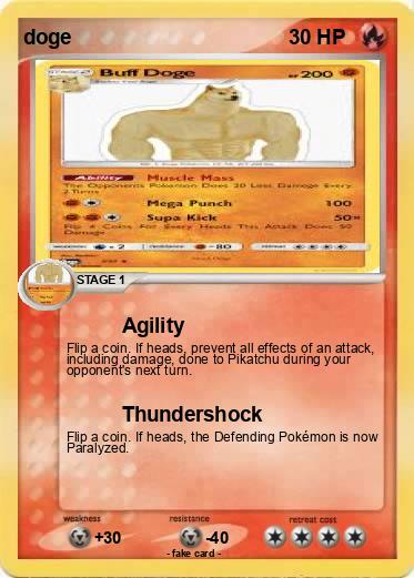 Pokémon doge 4179 4179 - Agility - My Pokemon Card