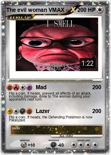 Pokémon The evil woman VMAX - Mad - My Pokemon Card
