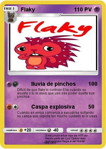 Pokémon Flaky 65 65 - lluvia de pinchos - Mi carta pokémon