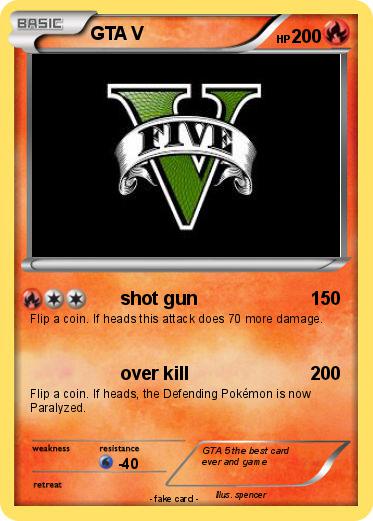 Pokémon GTA V 32 32 - shot gun - My Pokemon Card