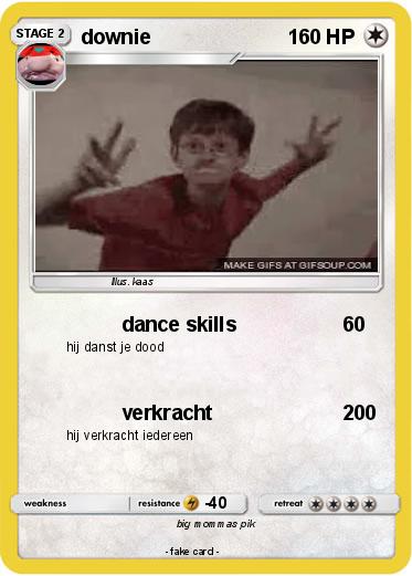 Pokémon downie 75 75 - dance skills - My Pokemon Card
