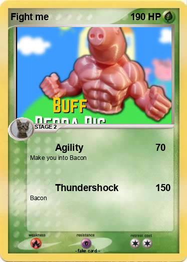 Pokémon Fight me 8 8 - Agility - My Pokemon Card