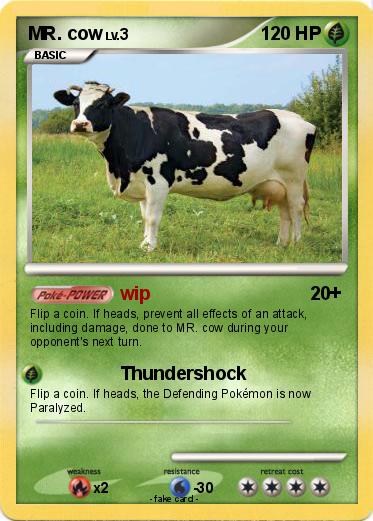 Pokémon MR cow 12 12 - wip - My Pokemon Card