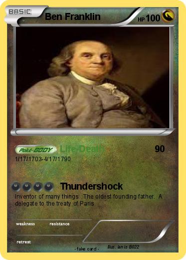 Pokémon Ben Franklin 35 35 - Life-Death - My Pokemon Card