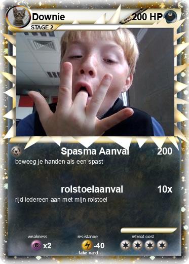 Pokémon Downie 107 107 - Spasma Aanval - My Pokemon Card