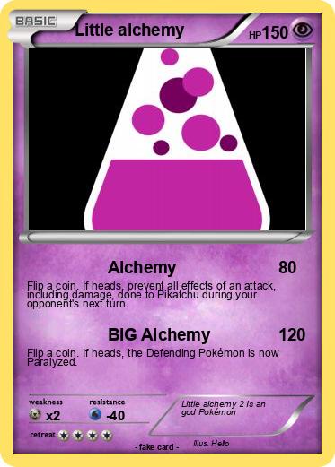 Pokémon Little alchemy - Alchemy - My Pokemon Card