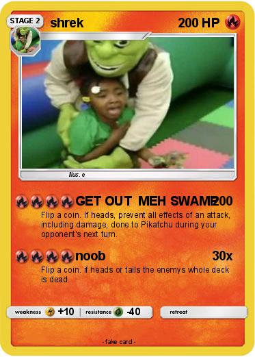 Pokémon shrek 1946 1946 - GET OUT MEH SWAMP - My Pokemon Card