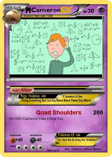 Pokémon Cameron 405 405 - Quad Shoulders - My Pokemon Card