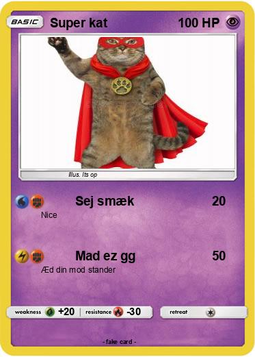 Pokémon Super kat 16 16 - Sej smæk - My Pokemon Card