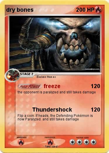Pokémon dry bones 223 223 - freeze - My Pokemon Card