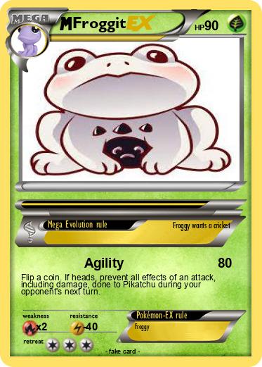 Pokémon Froggit 20 20 - Agility - My Pokemon Card