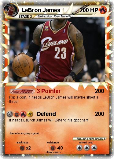 Pokémon LeBron James 346 346 - 3 Pointer - My Pokemon Card