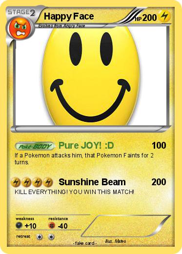 Pokémon Happy Face 87 87 - Pure JOY! :D - My Pokemon Card