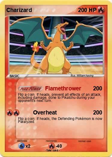 Pokémon Charizard 11299 11299 - Flamethrower - My Pokemon Card