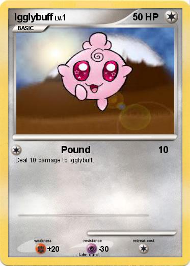 Pokémon Igglybuff 45 45 - Pound - My Pokemon Card