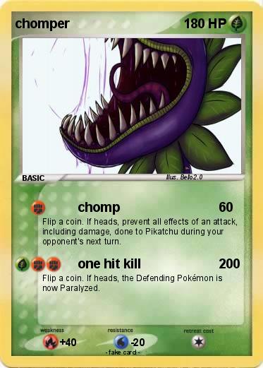 Pokémon chomper 204 204 - chomp - My Pokemon Card