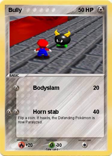 Pokémon Bully 29 29 - Bodyslam - My Pokemon Card