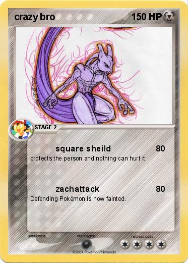 Pokémon crazy bro 1 1 - square sheild - My Pokemon Card