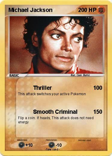 Pokémon Michael Jackson 1467 1467 - Thriller - My Pokemon Card