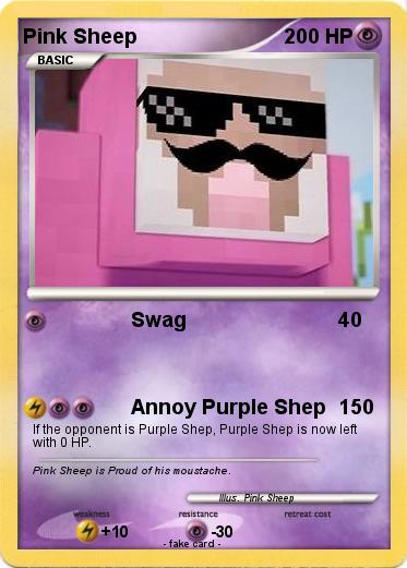 Pokémon Pink Sheep 493 493 - Swag - My Pokemon Card