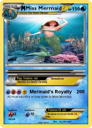 Pokémon Miss Mermaid - Mermaid's Royalty - My Pokemon Card