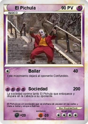 Pokémon El Pichula - Bailar - Mi carta pokémon