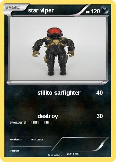 Pokémon star viper - stilito sarfighter - My Pokemon Card